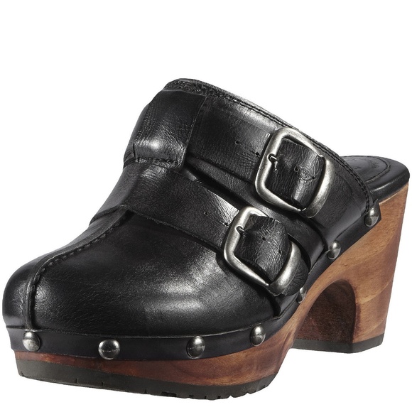 Ariat | Shoes | New Ariat 012075 Black Bridle Spur Leather Clog | Poshmark